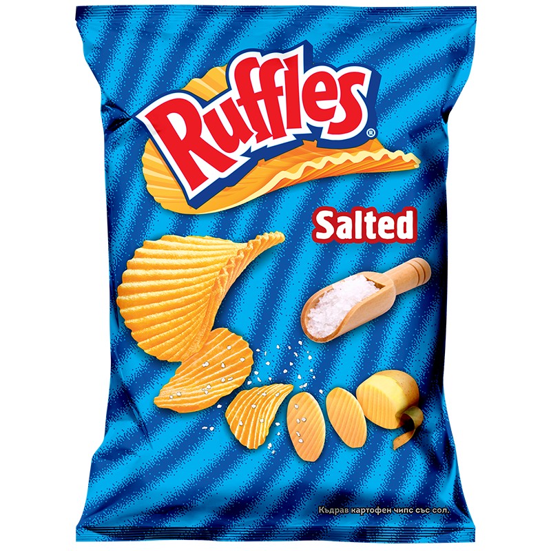 Chips Ruffles Salt at a price of 3.99 lv. online - eBag.bg