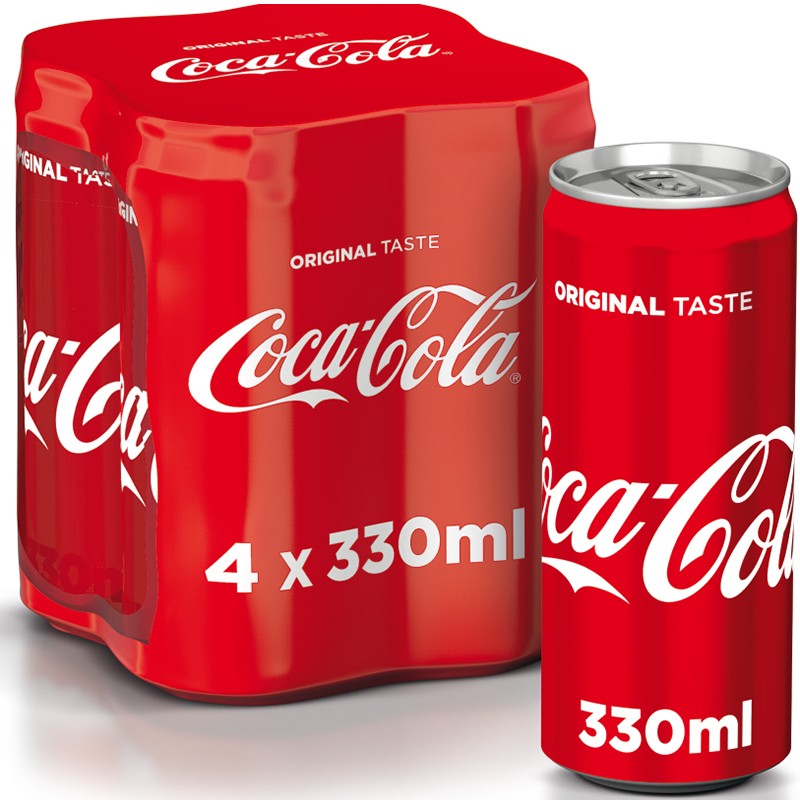 Coca Cola Multipack 4x330 ml for 4.79 lv. with delivery to your home ...