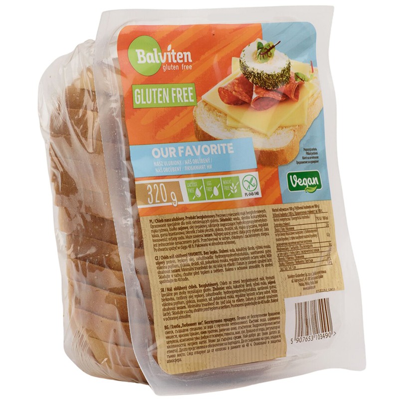 Your Favorite Bread Balviten Gluten Free - eBag.bg