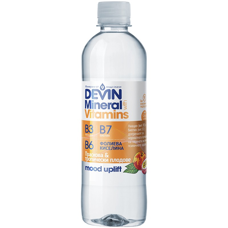 Vitaminized Water Devin Tropical Peach - - eBag.bg