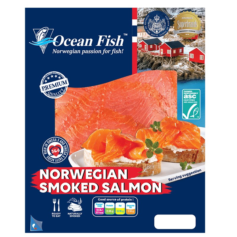 Smoked Salmon Ocean Fish Fillet at a price of 8.99 lv. - eBag.bg