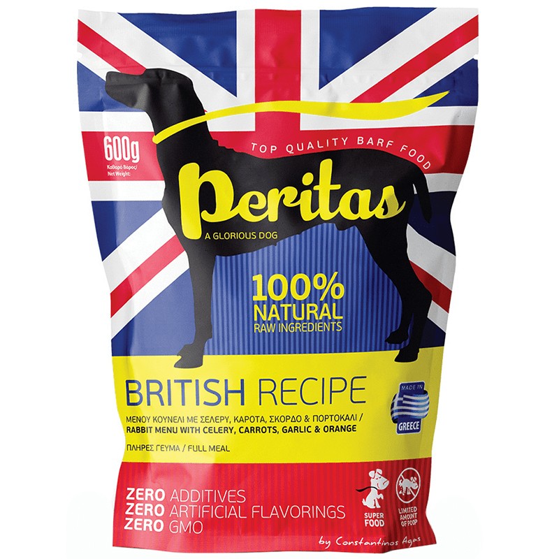 BARF Dog Food Peritas British Menu Frozen - eBag.bg