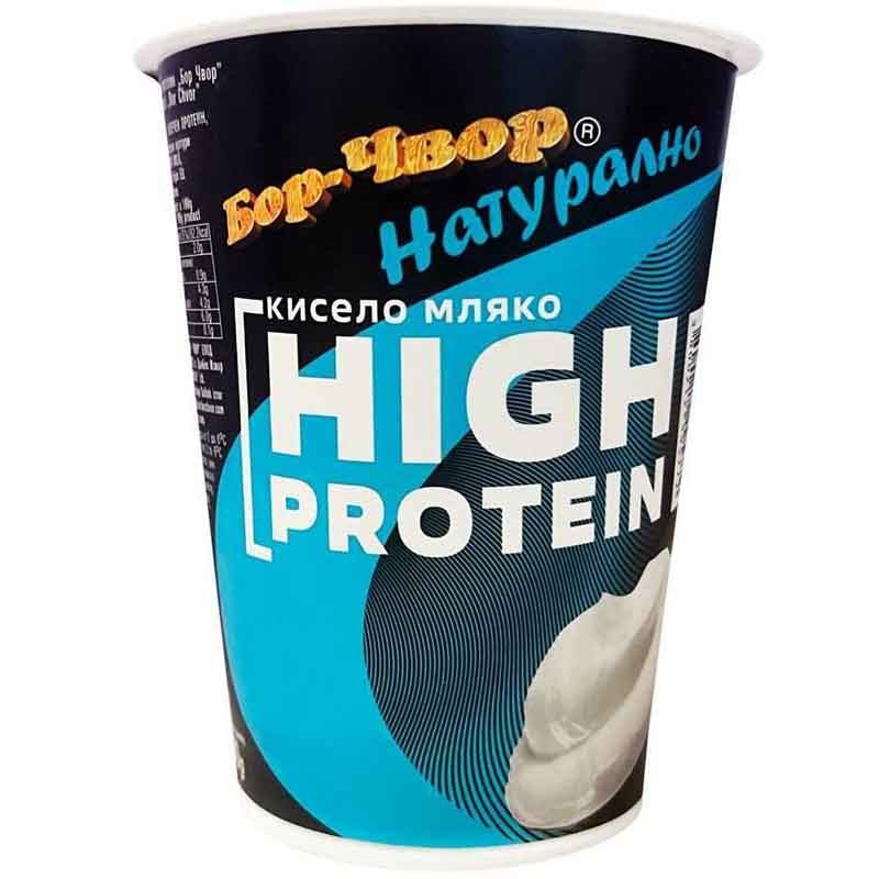Protein Yogurt Bor Chvor Natural at a price of 2.49 lv. / 1.27 € - eBag.bg