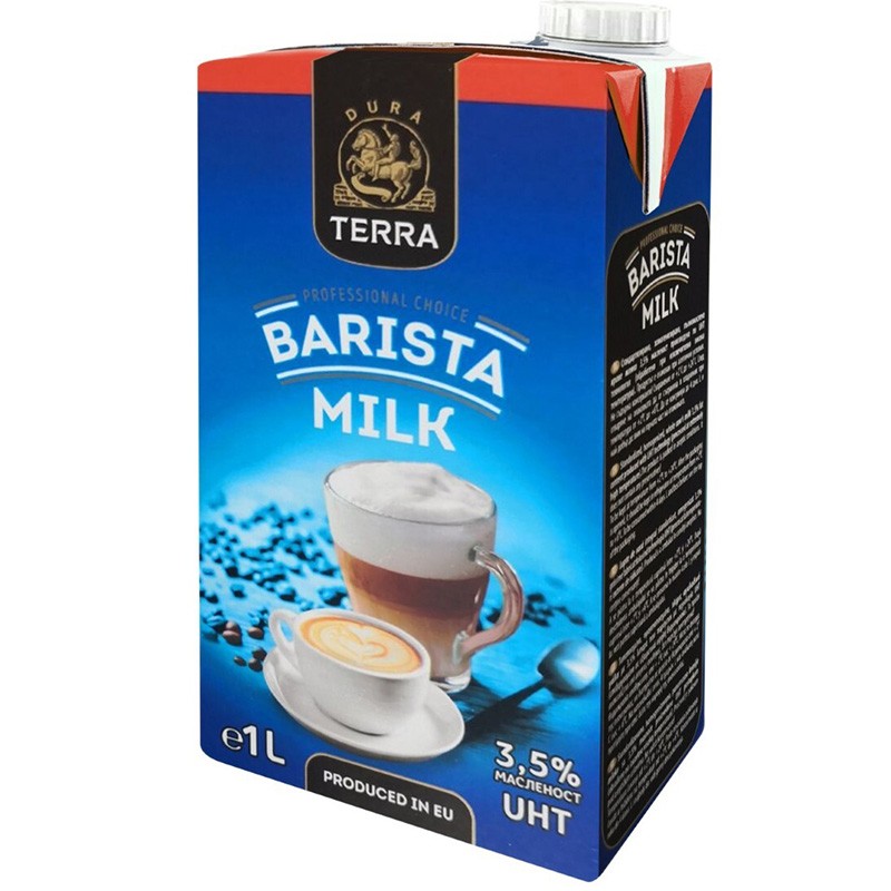 Milk Dura Terra Barista 3,5% UHT at a price of 2.99 lv. / 1.53 € - eBag.bg
