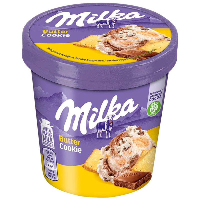 Ice Cream Milka with Butter Cookies - - eBag.bg