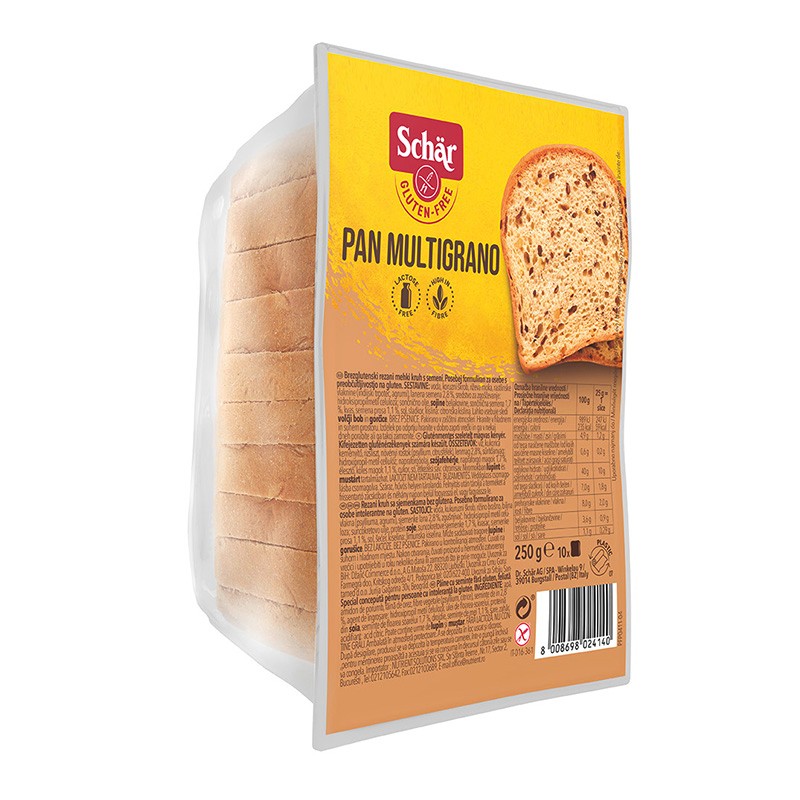 Bread Schar Pan Multigrano Gluten Free Sliced with Seeds - eBag.bg