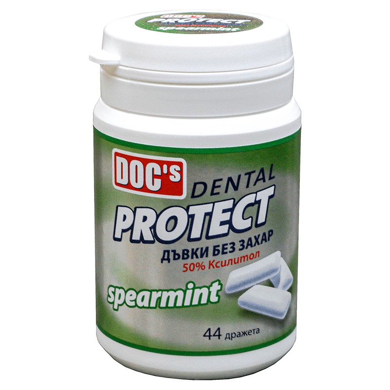 Chewing Gum Doc's Dental Protect Spearmint with 50% Xylitol ...