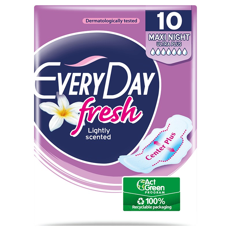 Sanitary Pads Every Day Fresh Maxi Night - - eBag.bg