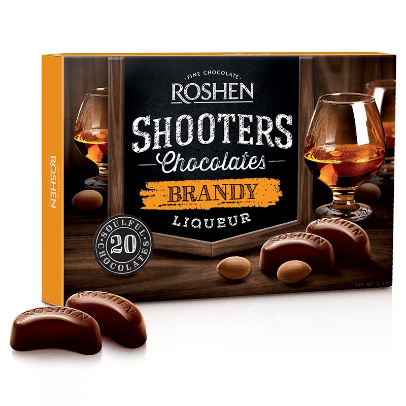 Chocolates Roshen Shooters with Brandy Liqueur - eBag.bg