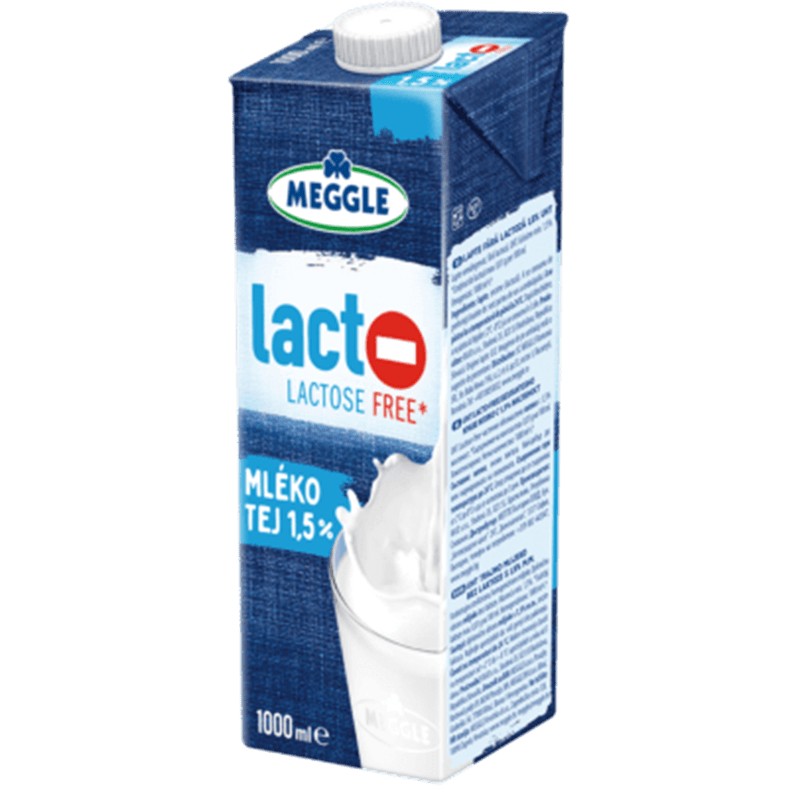 Milk Meggle Lactose Free 1,5% UHT at a price of 4.29 lv. - eBag.bg