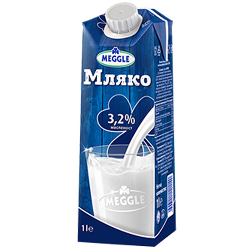 Milk Meggle 3,2% UHT - eBag.bg