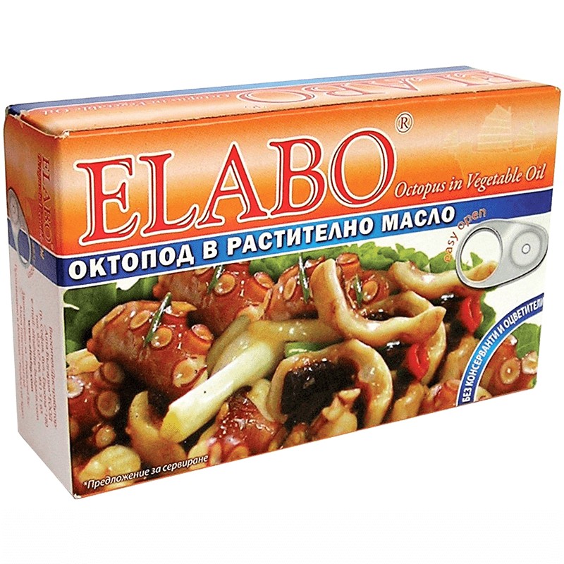 Octopus Elabo in Vegetable Oil at a price of 6.99 lv. - eBag.bg