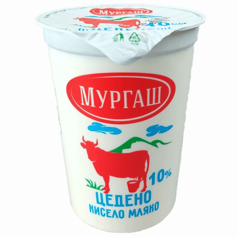 Strained Sour Milk Murgash 10% at a price of 4.99 lv. - eBag.bg