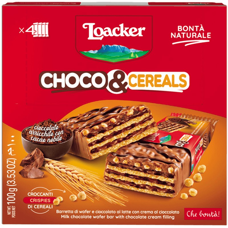 Waffles Loacker Choco & Cereals - eBag.bg