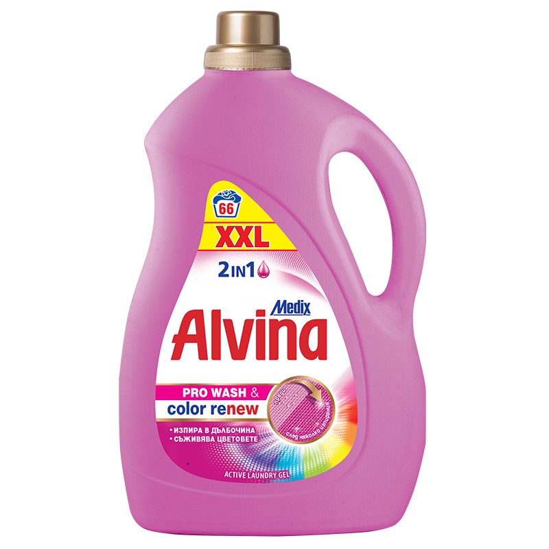Loundry Gel Medix Alvina Fabric Care 2in1 with Softener Color 3,3 l ...