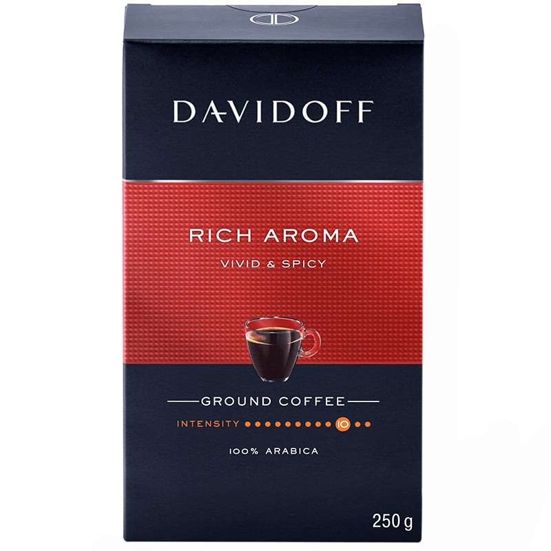 Coffee Davidoff Rich Aroma 100% Arabica Ground - eBag.bg