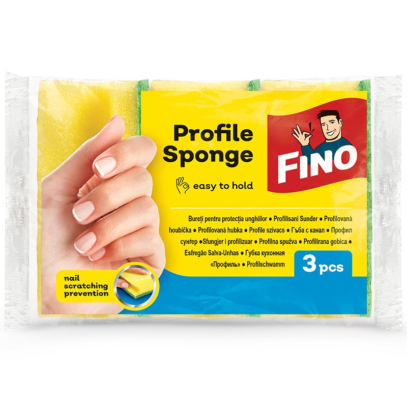 Kitchen Sponge with Channel Fino 3 - eBag.bg