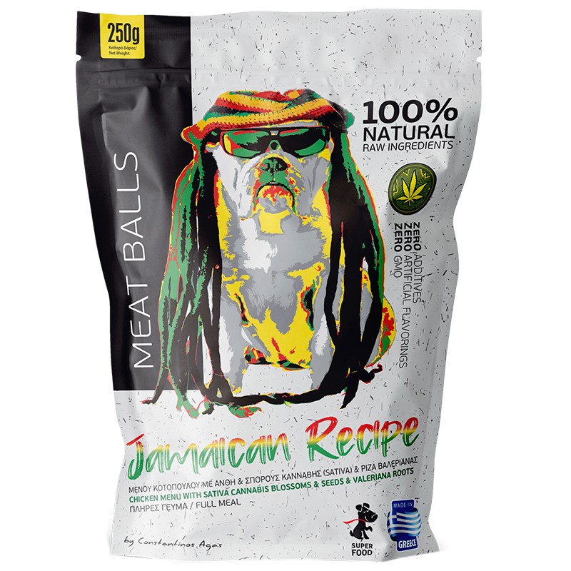 BARF Dog Food Peritas Jamaican Menu Meat Balls - eBag.bg