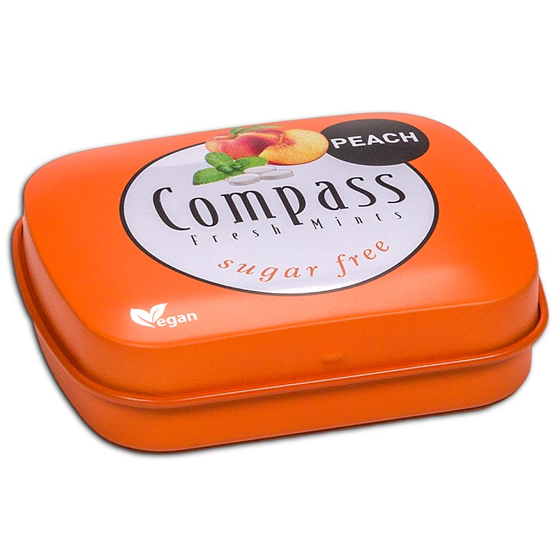 Candies Compass Fresh Mint Peach Sugar Free - - eBag.bg