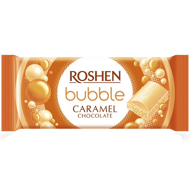 Chocolate Roshen Bubble White with Caramel - eBag.bg