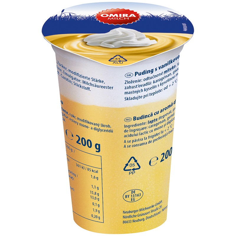 Pudding Omira Milch Vanilla and Cream - eBag.bg