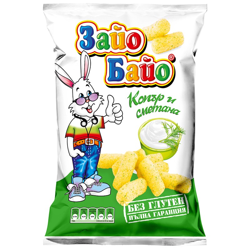 Snacks Zaio Baio With Cream and Dill - eBag.bg