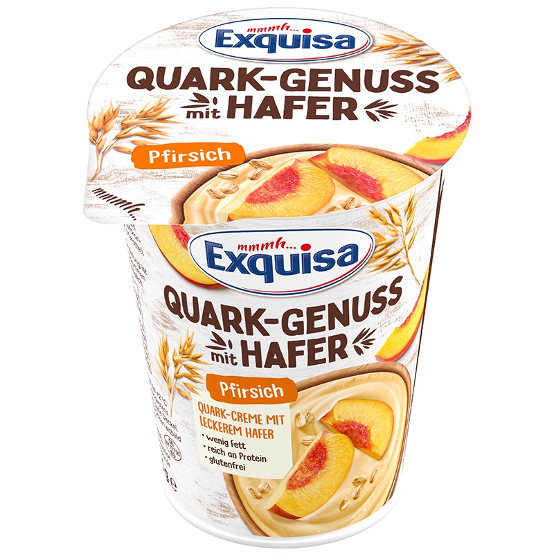 Quark Exquisa with Oatmeal and Peach - eBag.bg