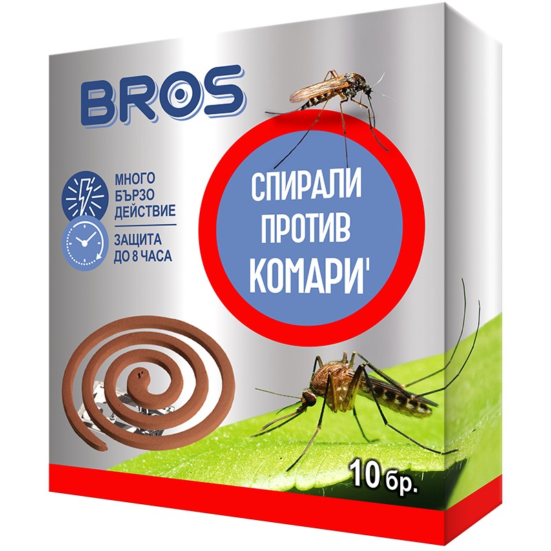 Anti Mosquito Spirals Bros at a price of 5.79 lv. / 2.96 € online - eBag.bg
