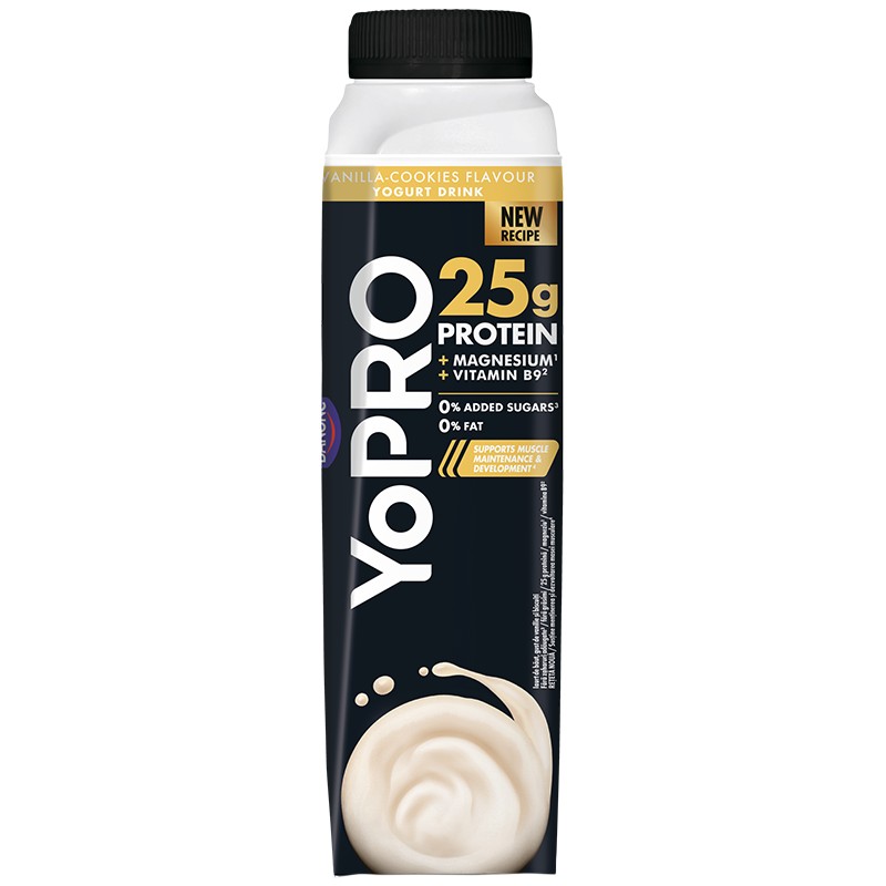 Protein Yogurt Drink Danone YoPro Vanilla and Cookie - - eBag.bg