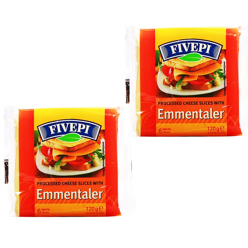 Melted Cheese Fivepi Emmental Slice - eBag.bg