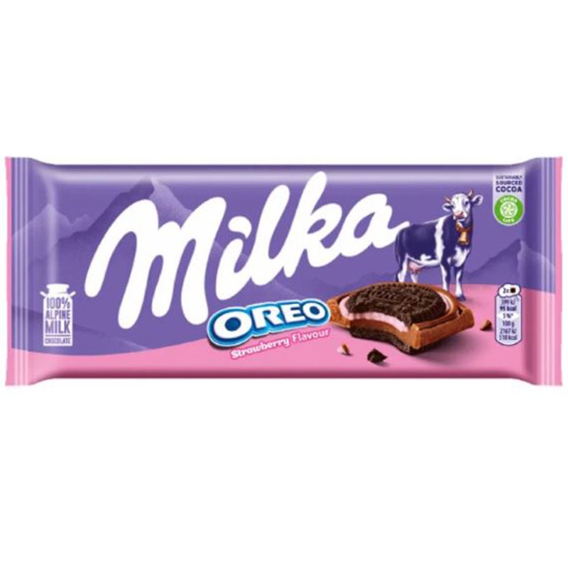 Chocolate Milka Oreo Sandwich Strawberry - eBag.bg