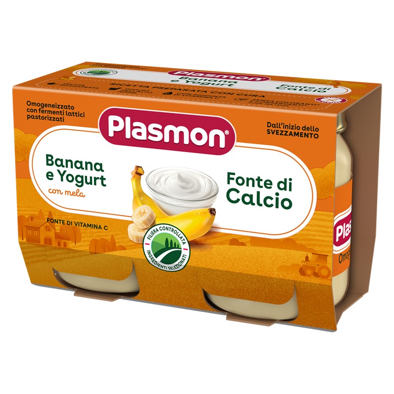 Puree Plasmon Yoghurt with Banana 6m+ - eBag.bg