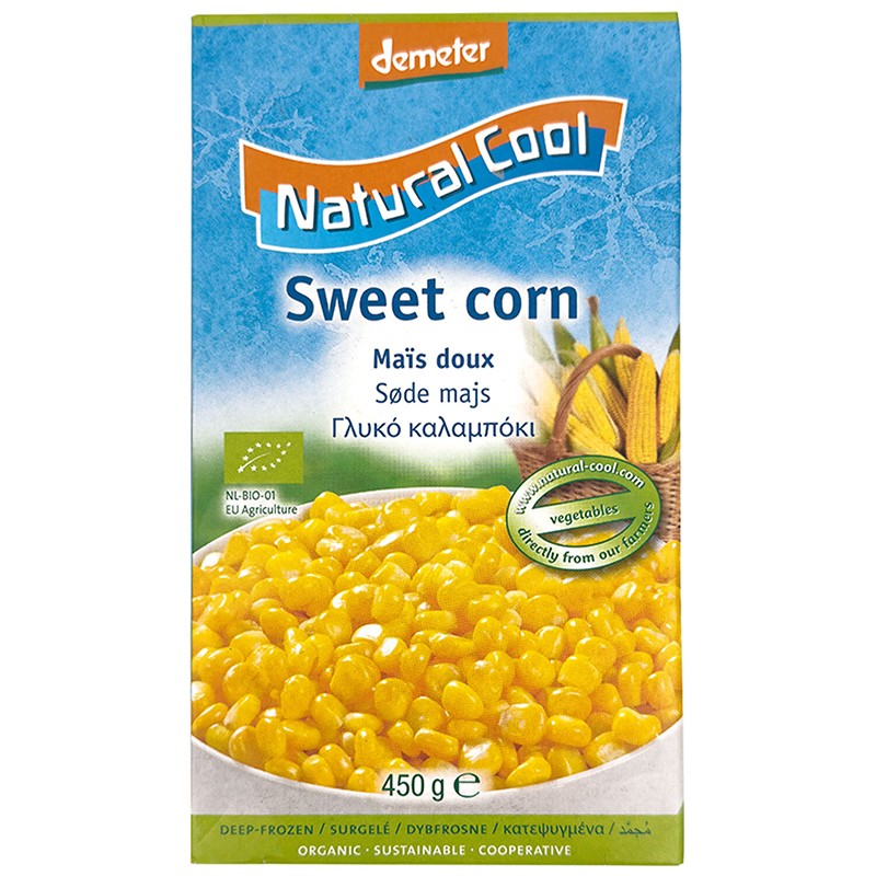 Organic Sweet Corn Natural Cool Demeter Frozen - - eBag.bg