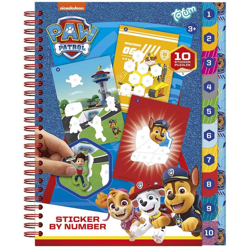 Paw Patrol Number Sticker Book at a price of 19.90 lv. - eBag.bg