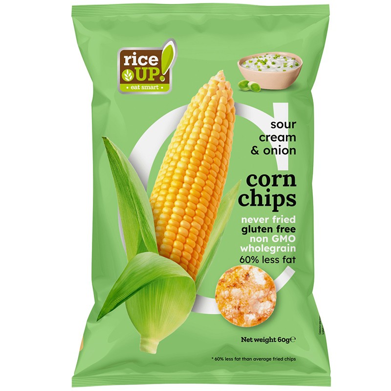 Corn Chips Rice Up! Sour Cream and Onion - - eBag.bg