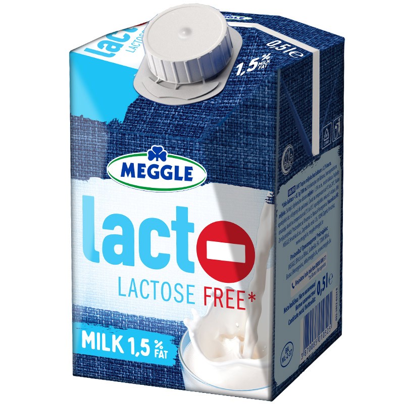Fresh Milk Meggle 1,5% UHT Lactose Free - - eBag.bg