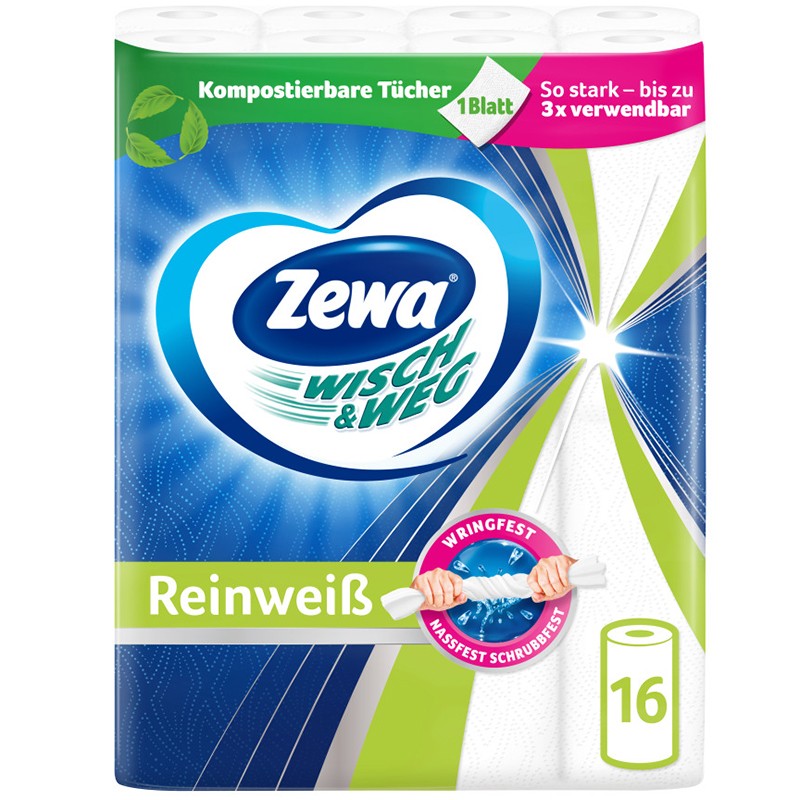Kitchen Roll Zewa Бяла Wisch & Weg - - eBag.bg
