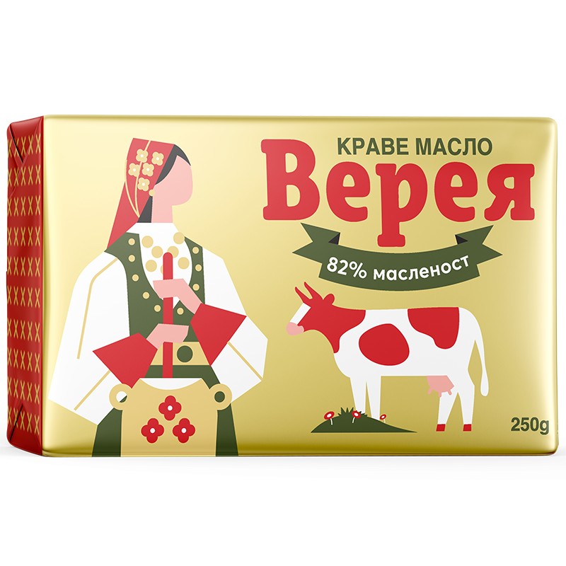 Cow Butter Vereya 82% at a price of 9.99 lv. online - eBag.bg