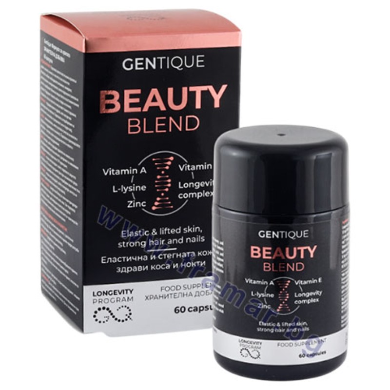 Gentique Дълголетие Формула За Красота, Еластична И Стегната Кожа, Здрави Коса И Нокти 60 ...