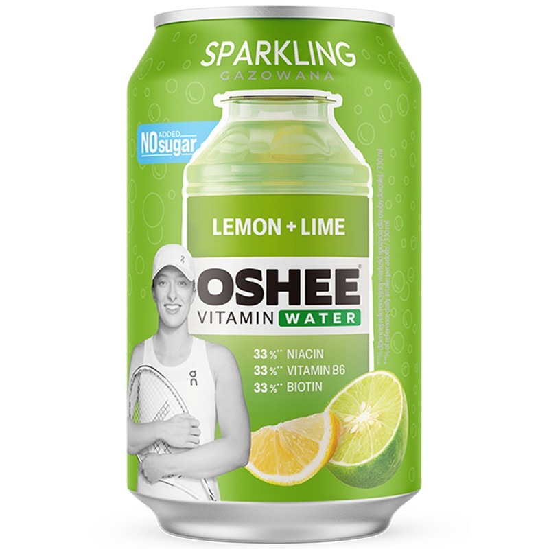 Carbonated Vitamin Water Oshee Lemon and Lime No Added Sugar - eBag.bg