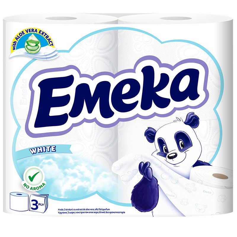 Toilet Paper Emeka White 3 Ply - eBag.bg
