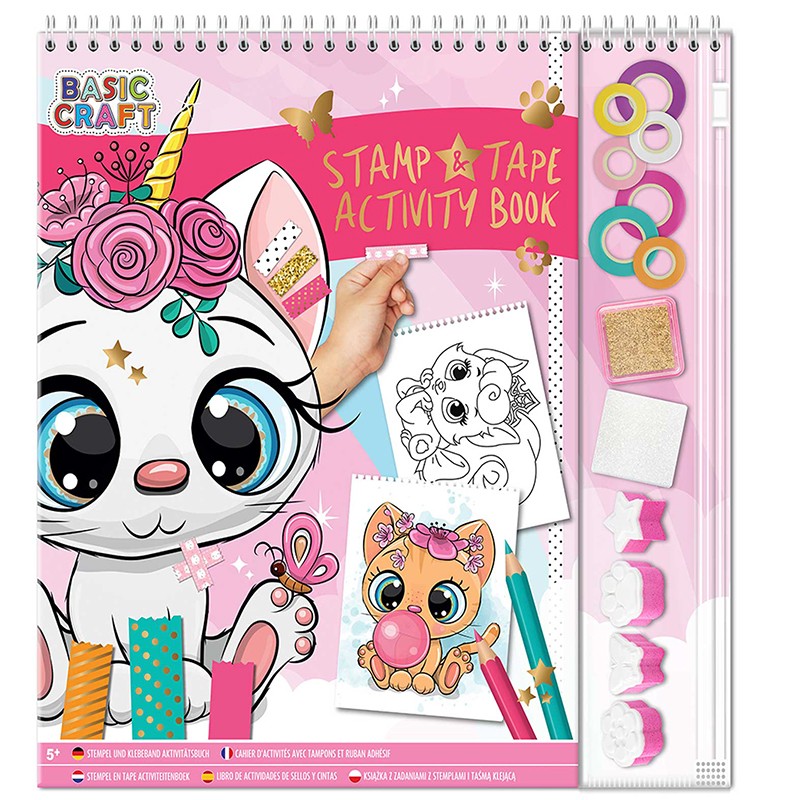 Book Moxy with Activities, Print and Tape Unicorn - eBag.bg