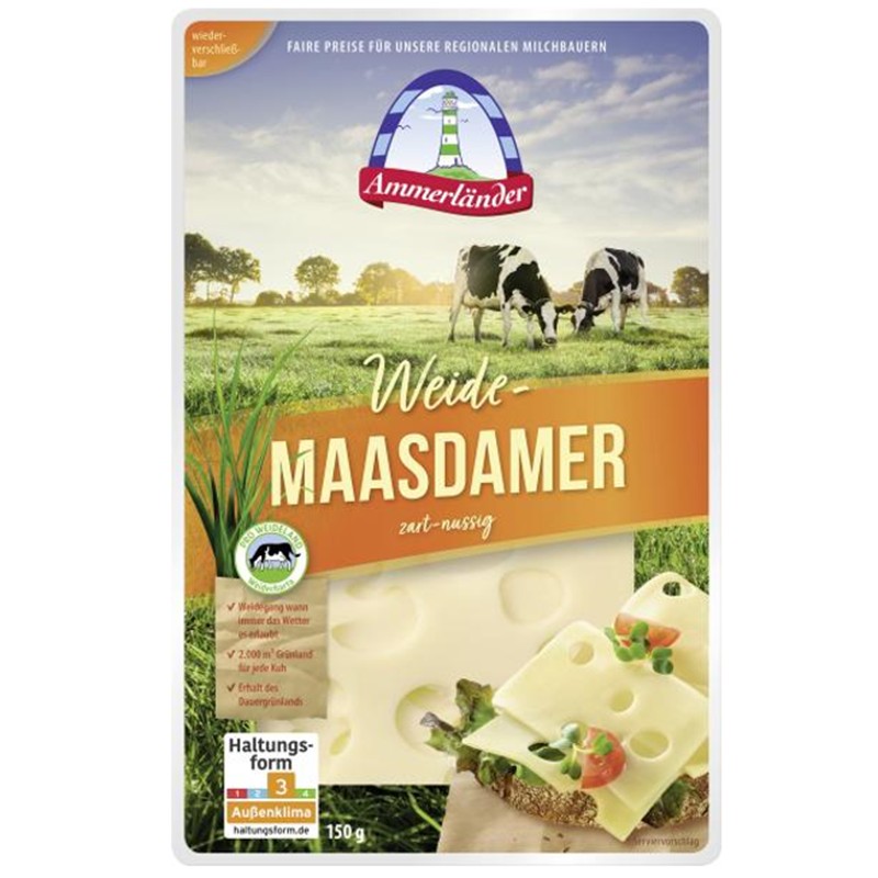 Cheese Maasdamer Ammerlander Slice - eBag.bg
