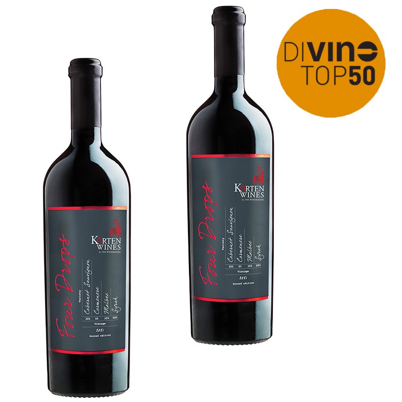 Red Wine Korten Four Drops - eBag.bg