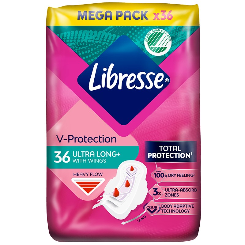 Дамски Превръзки Libresse Ultra Long Mega Pack - eBag.bg