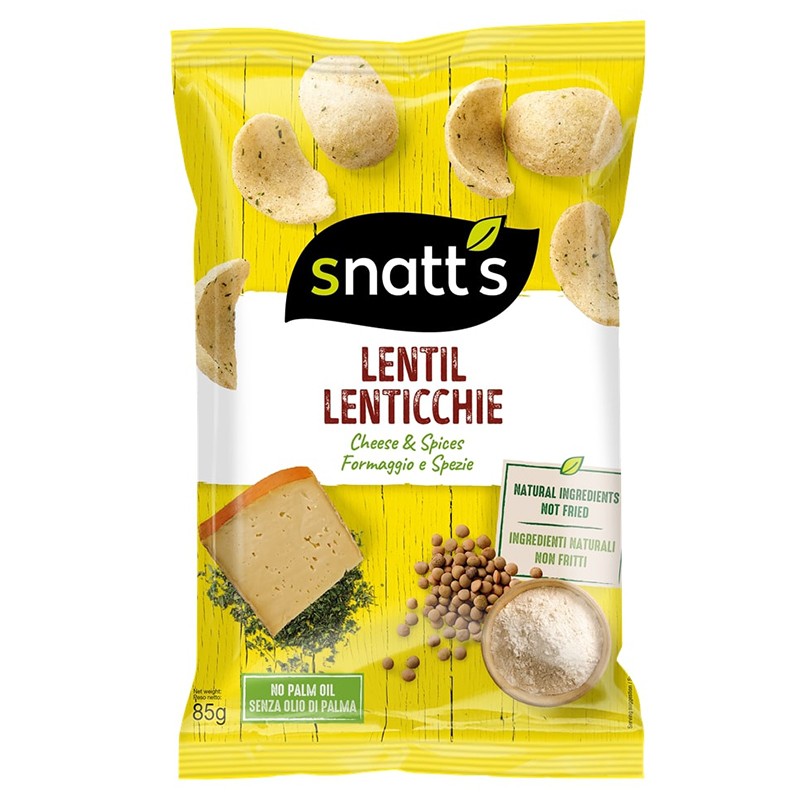 Снакс Snatt's от Леща с Билки и Сирене Без Глутен с цена 4.69 лв. - eBag.bg