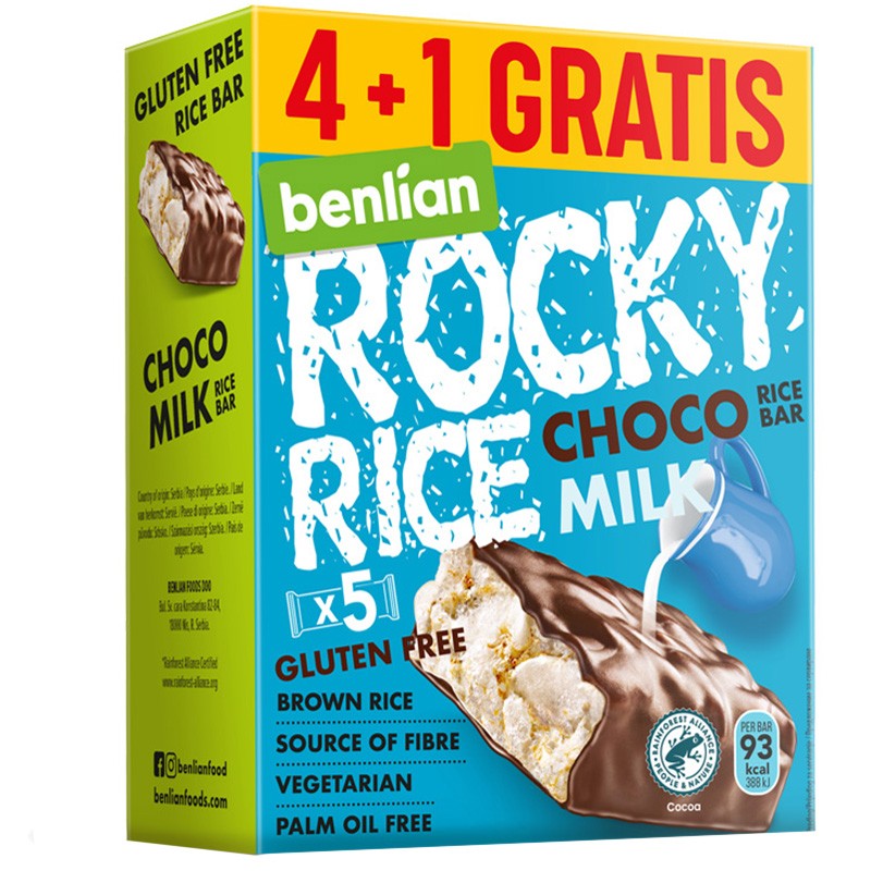 Десерт Rocky Rice Оризово Мляко и Шоколад без Глутен - eBag.bg