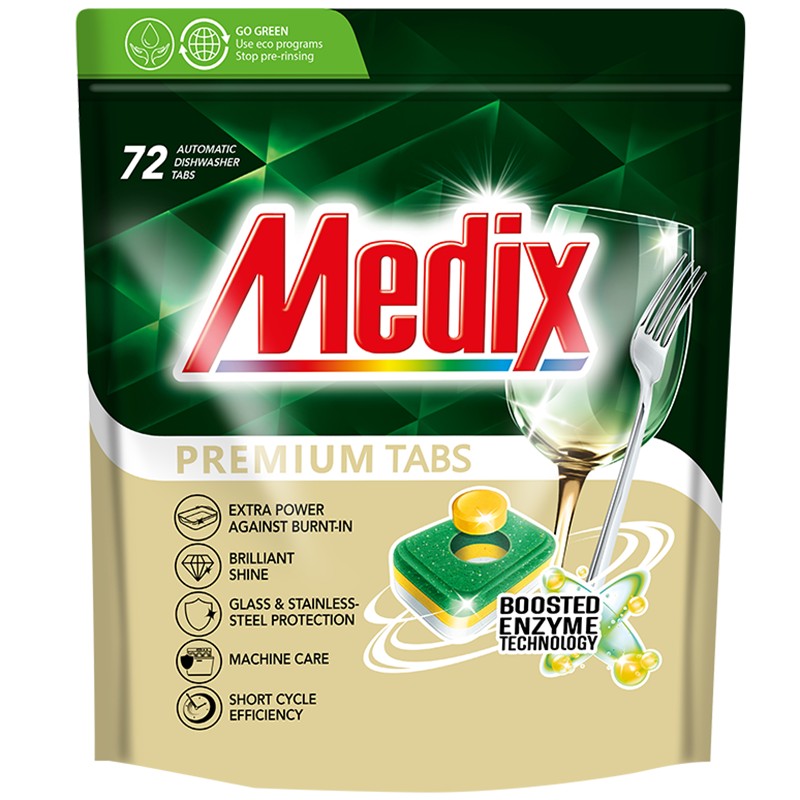 Таблетки за Съдомиялна Medix Premium Tabs с цена 27.99 лв. - eBag.bg