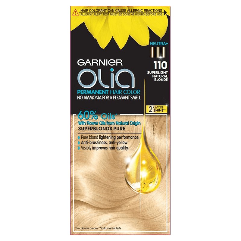 Боя за Коса Garnier OLIA Super Light Natural Blond 110 с цена 9.69 лв ...