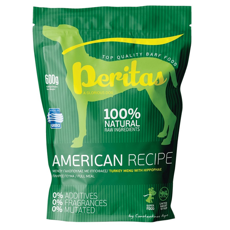 БАРФ Храна за Кучета Peritas Американско Меню Замразена - eBag.bg